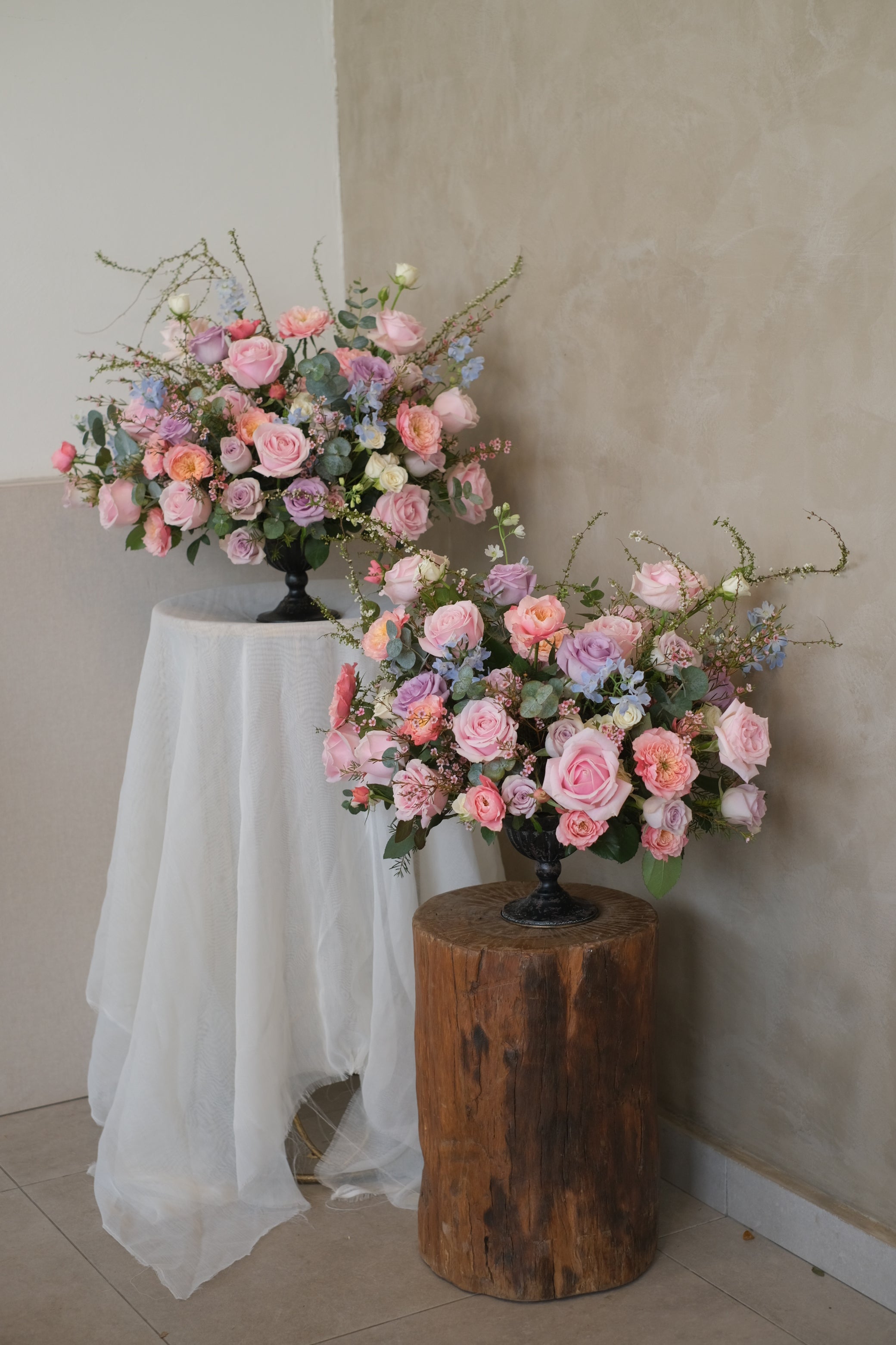 Omakase Vintage Classy Colours | Roman Vase Arrangement by Bamboo Green ...