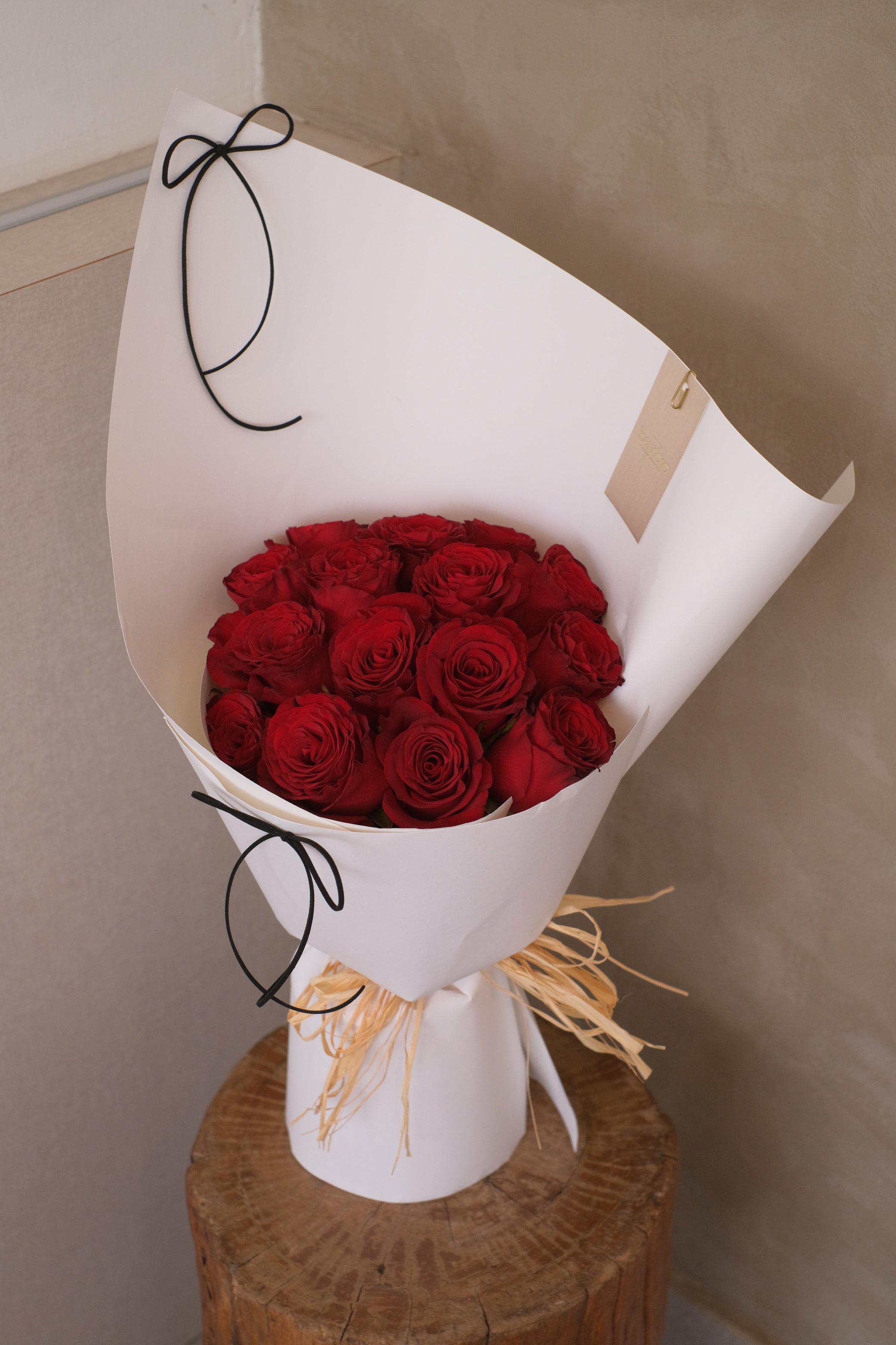 Nat & Co, Classic Red Roses Bouquet | Penang Florist, Bamboo Green Florist