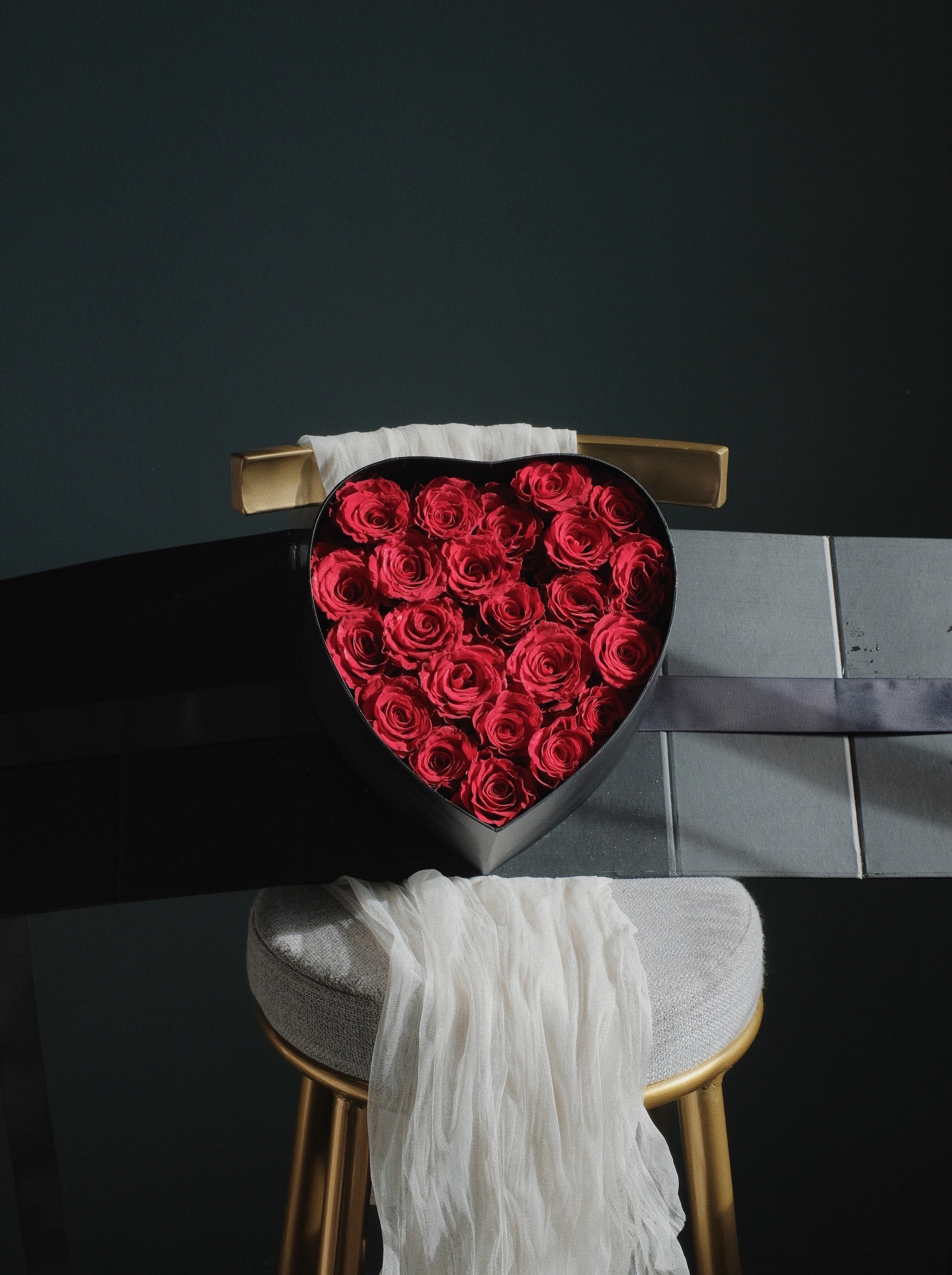 Angel Heart Roses Box | Bamboo Green Florist Artisan in Fleurs | Penang ...